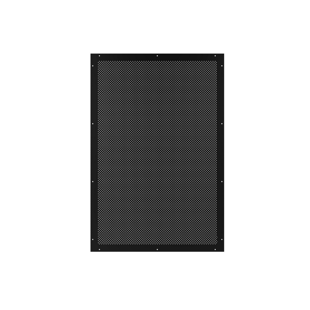 RapidMesh 600 x 890mm Black 3.2mm Round Hole Perforated Sheet ...