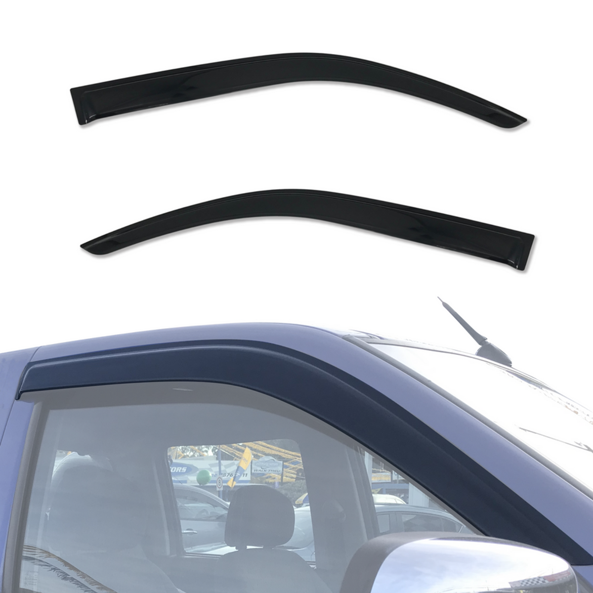 AUSGO Luxury Weather Shields for Holden Colorado RC Series Single ...