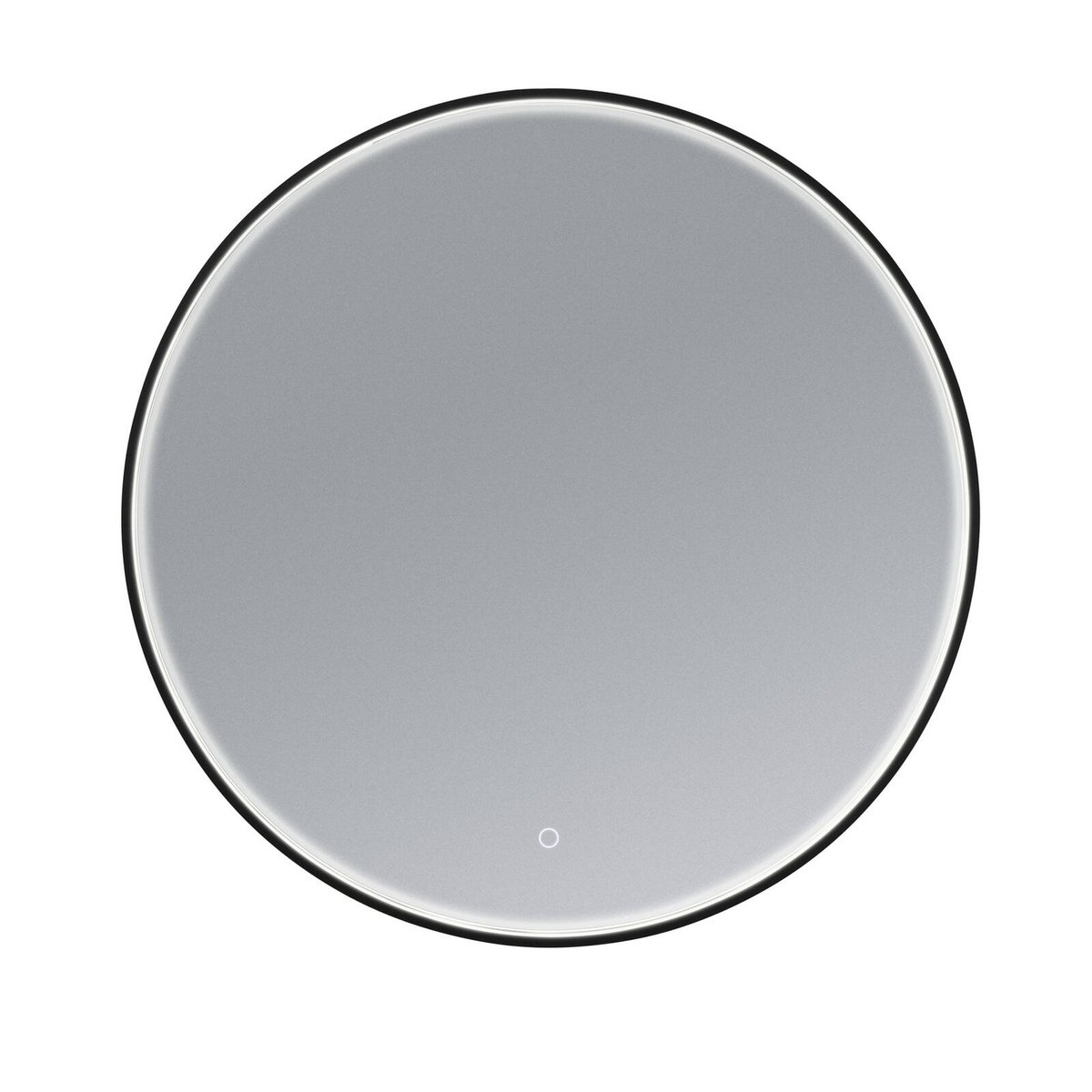 Barelli 800 x 800mm Black Toscana Framed Round Mirror LED Frame ...