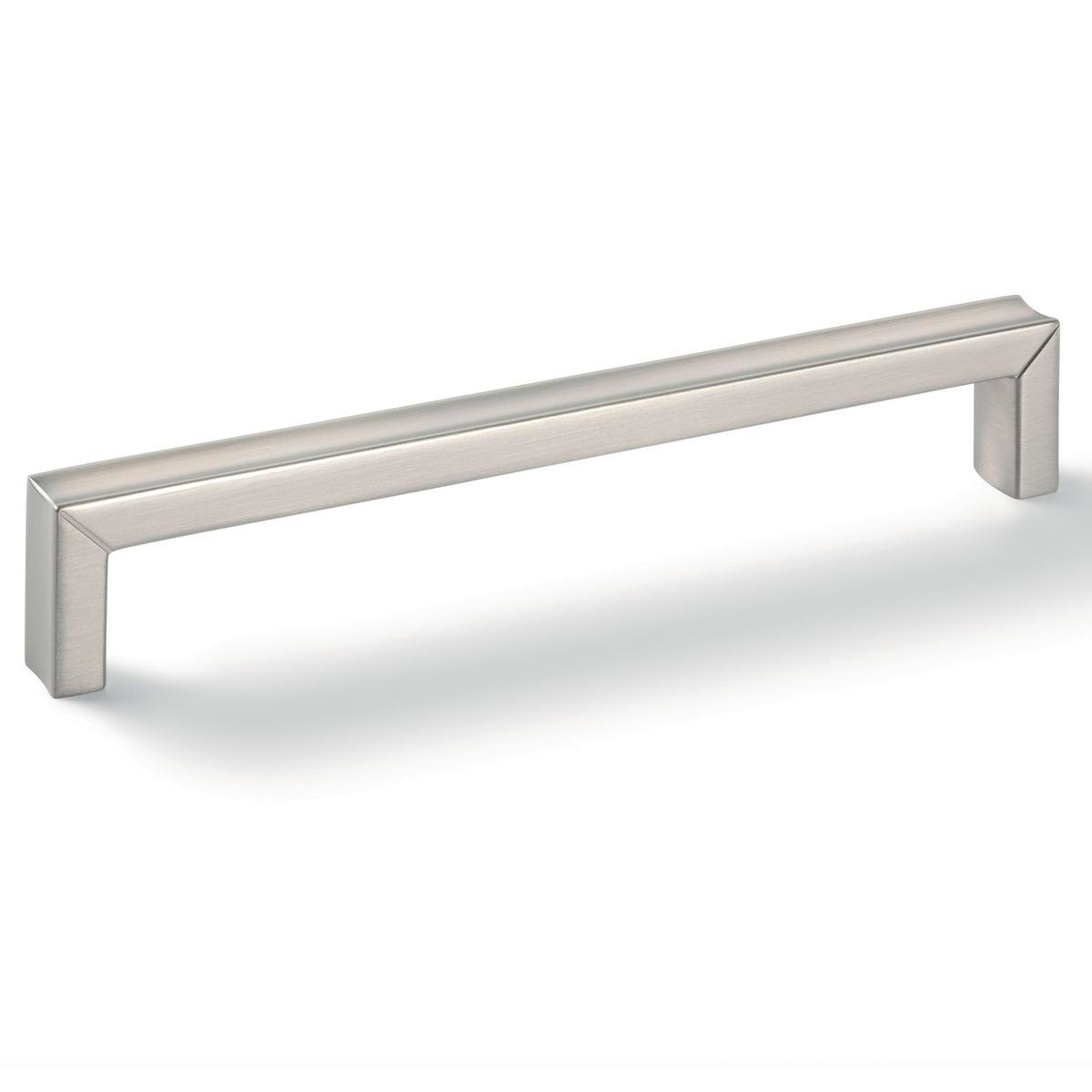 Hafele 169 x 29mm Nickel Brushed Cabinet Handle - Bunnings Australia
