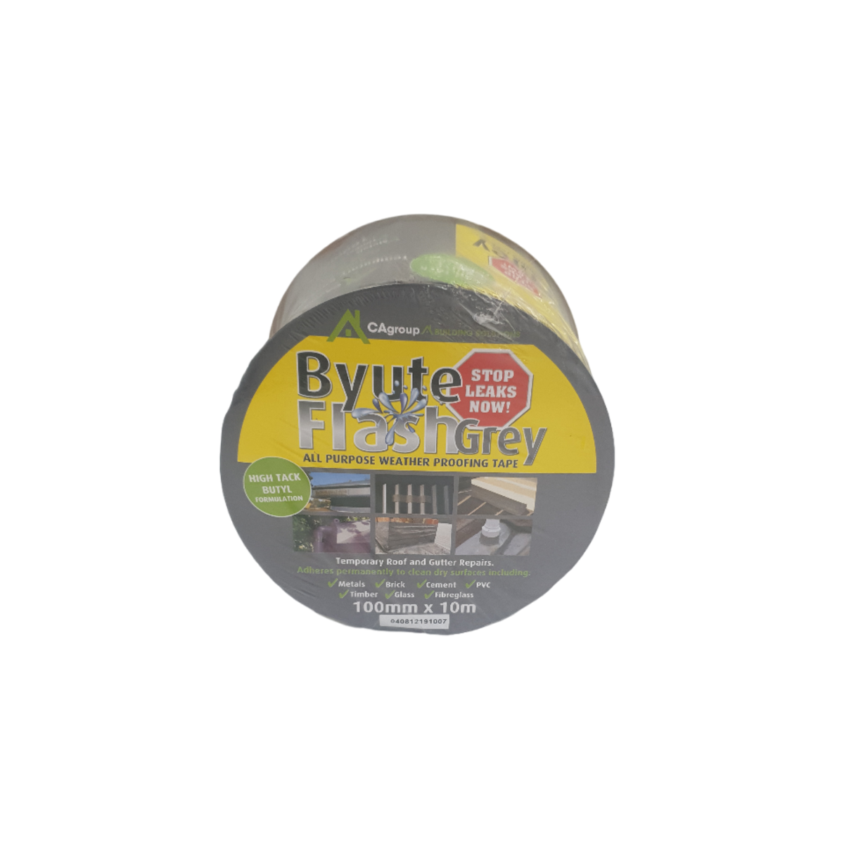 CAgroup 100mm x 10m Grey Weatherproof Byute Flash Grey Flashing Tape ...