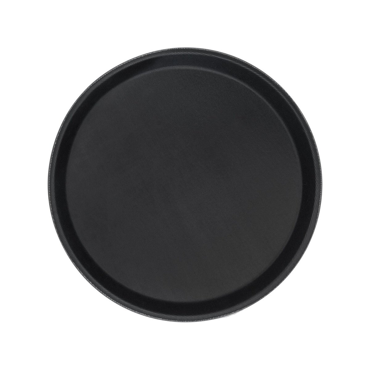 Round Drinks Tray Plastic Non Slip Waiter Serving Drinks Food - 28cm ...