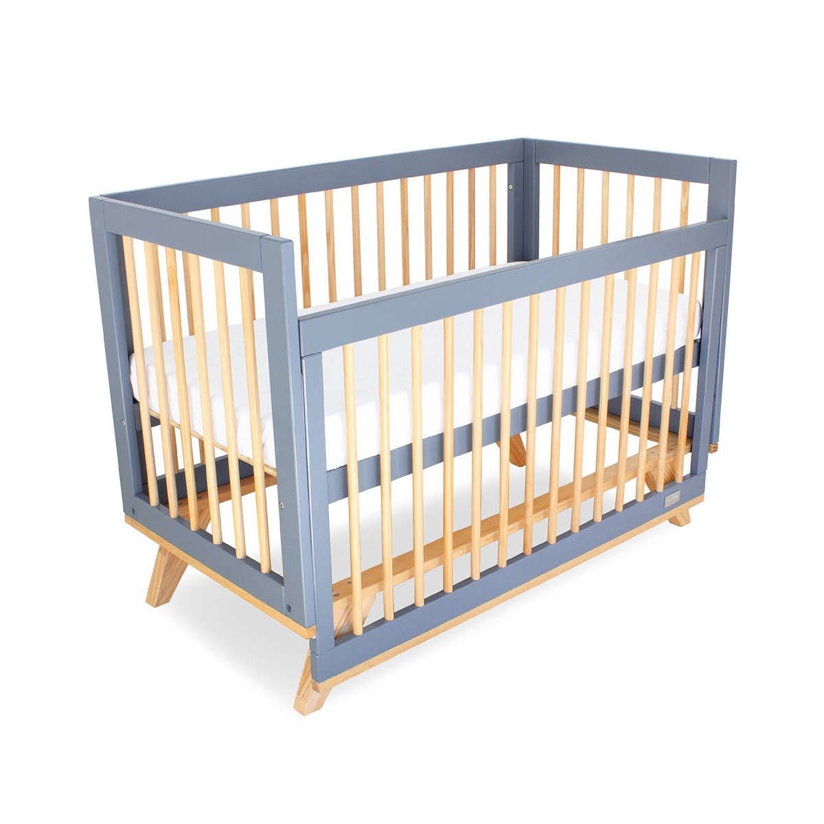 Babyhood Aurora Cot - Grey/Natural - Bunnings Australia