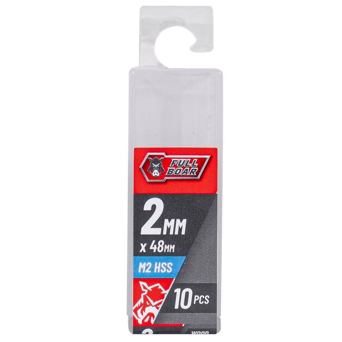 Full Boar 2mm M2 HSS Drill Bit - 10 Pack - Bunnings Australia