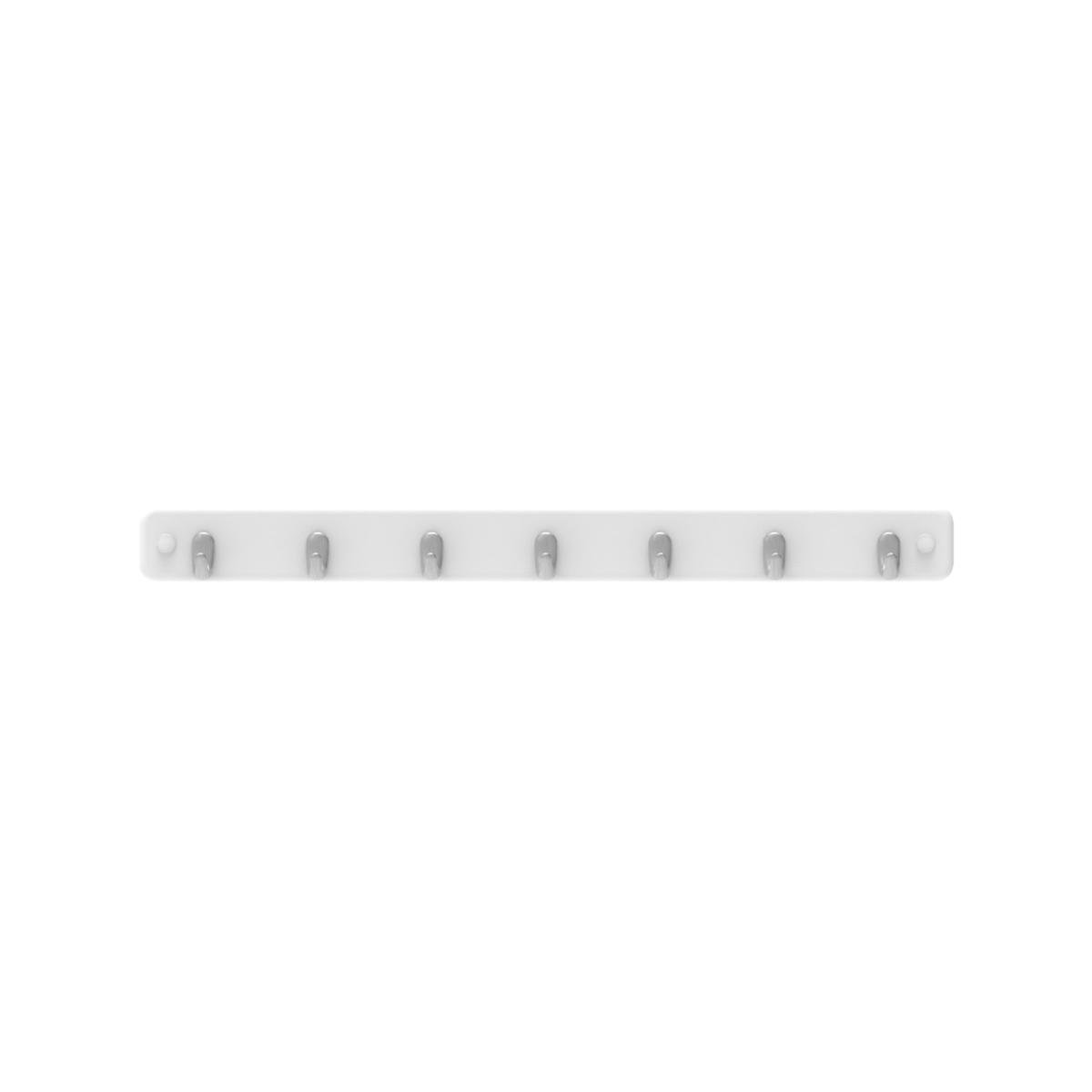 Mode 7 Brushed Nickel Hooks On White Board Key Rack - Bunnings New Zealand