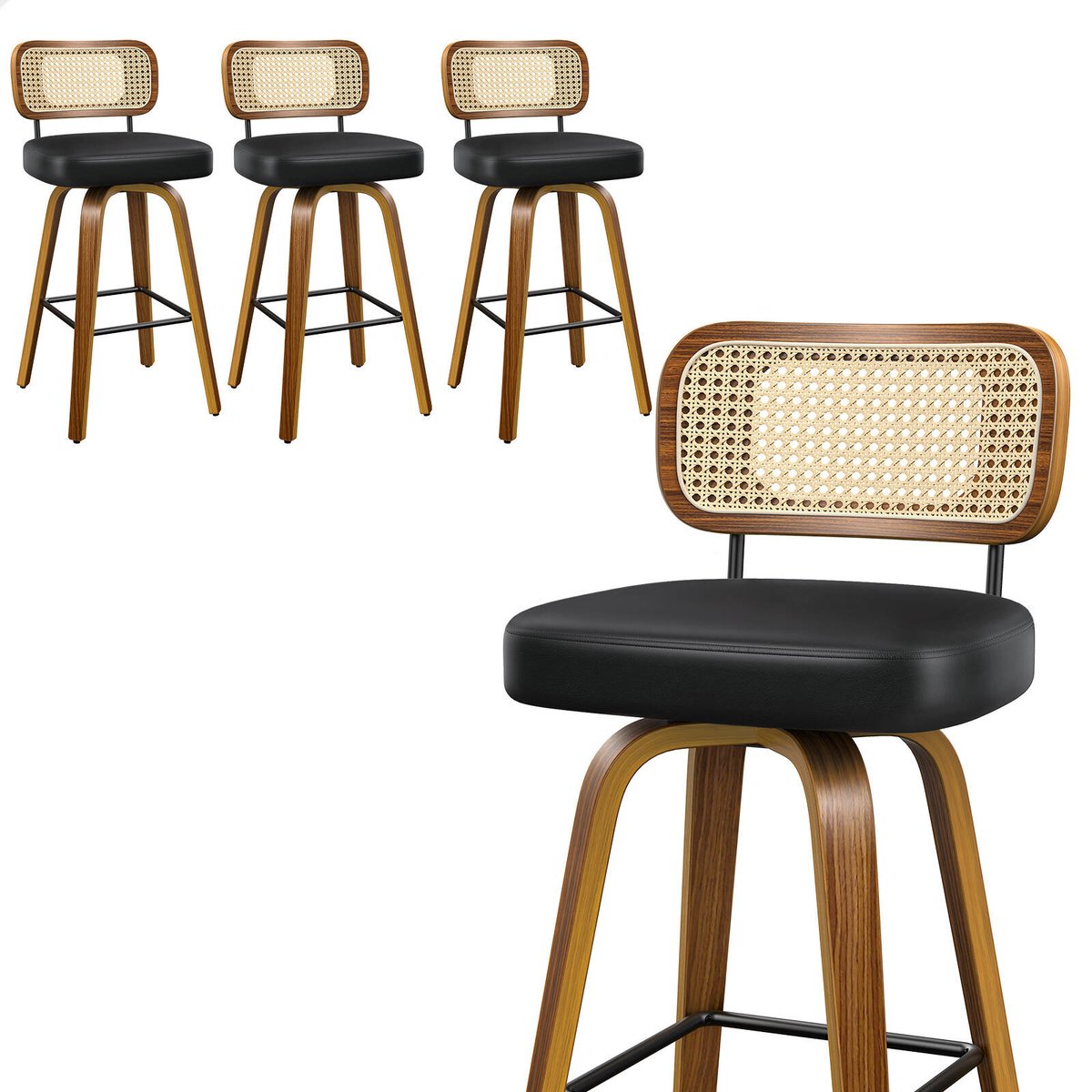 ALFORDSON Bar Stools 4X - Bunnings Australia