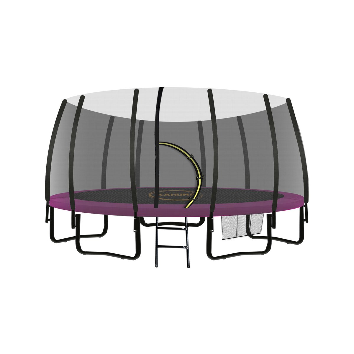 Kahuna Twister 14ft Springless Trampoline - Pink - Bunnings Australia