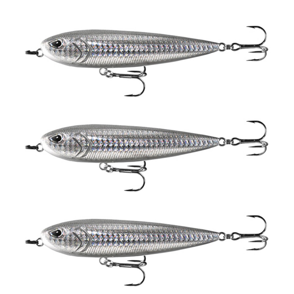 3x 13 Fishing 108mm Navigator Topwater Pencil Bait Fishing Lures ...