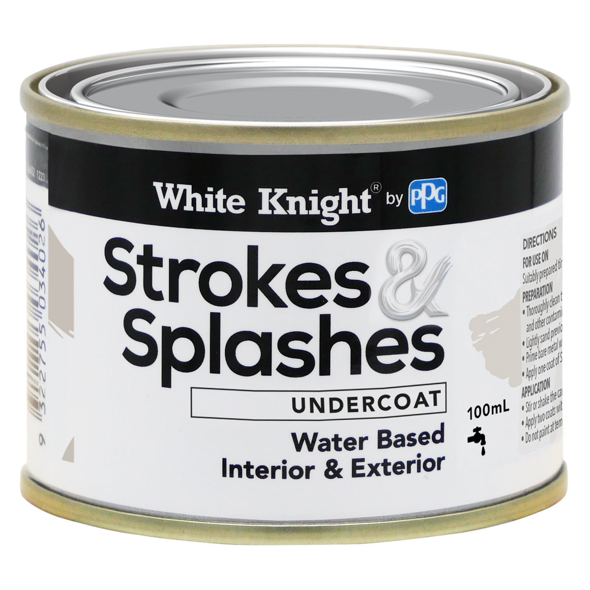 White Knight 100ml Undercoat Strokes & Splashes Paint - Bunnings Australia