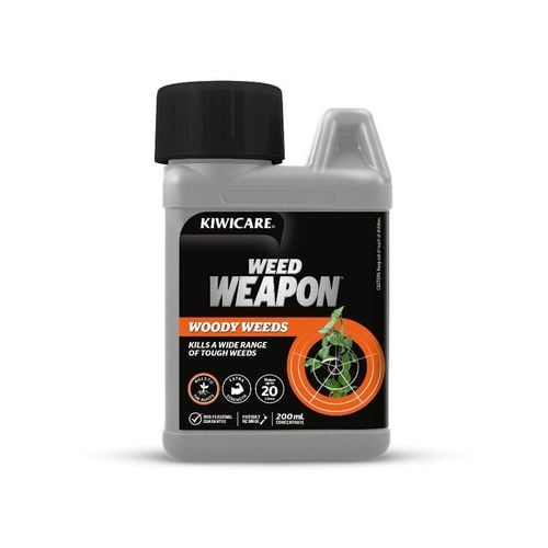 Kiwicare 200ml Weed Weapon Woody Weeds Concentrate - Bunnings New Zealand