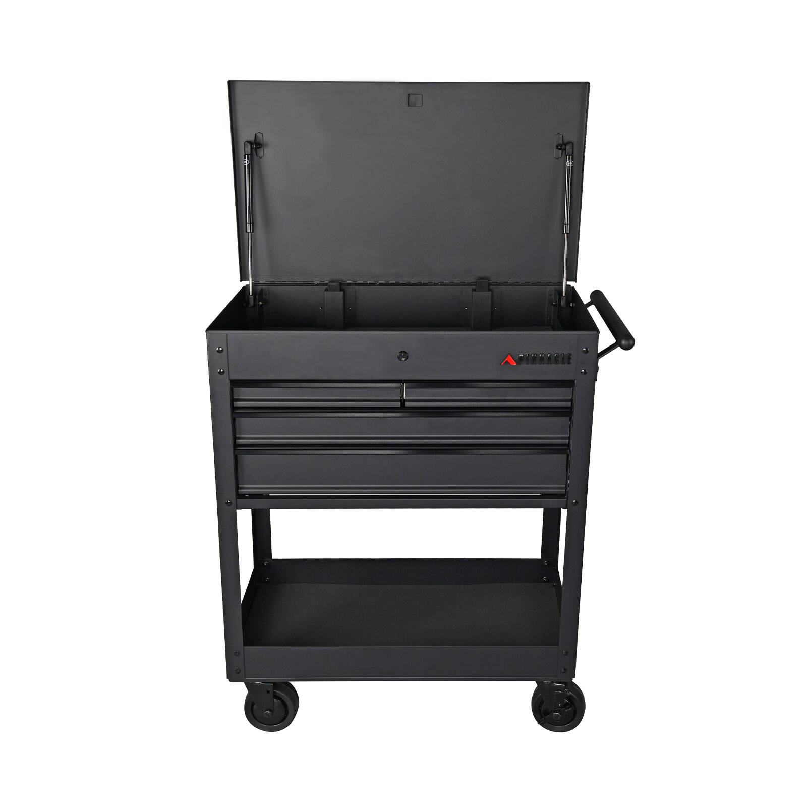 Pinnacle 79cm 31 Black Matte Service Cart Bunnings Australia