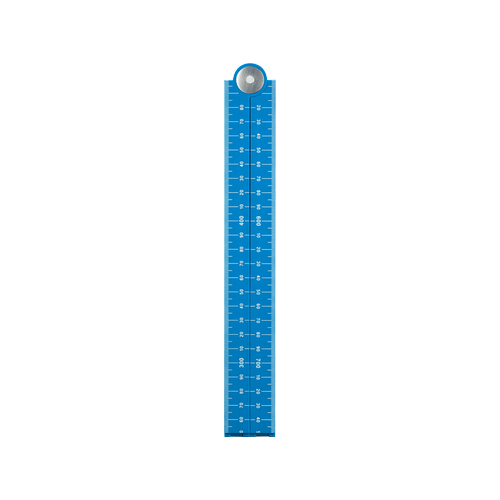 Empire 1M High Visibility Folding Ruler - Bunnings Australia