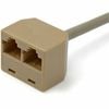 StarTech.com 2-to-1 RJ45 Splitter Cable Adapter - Network splitter - RJ ...