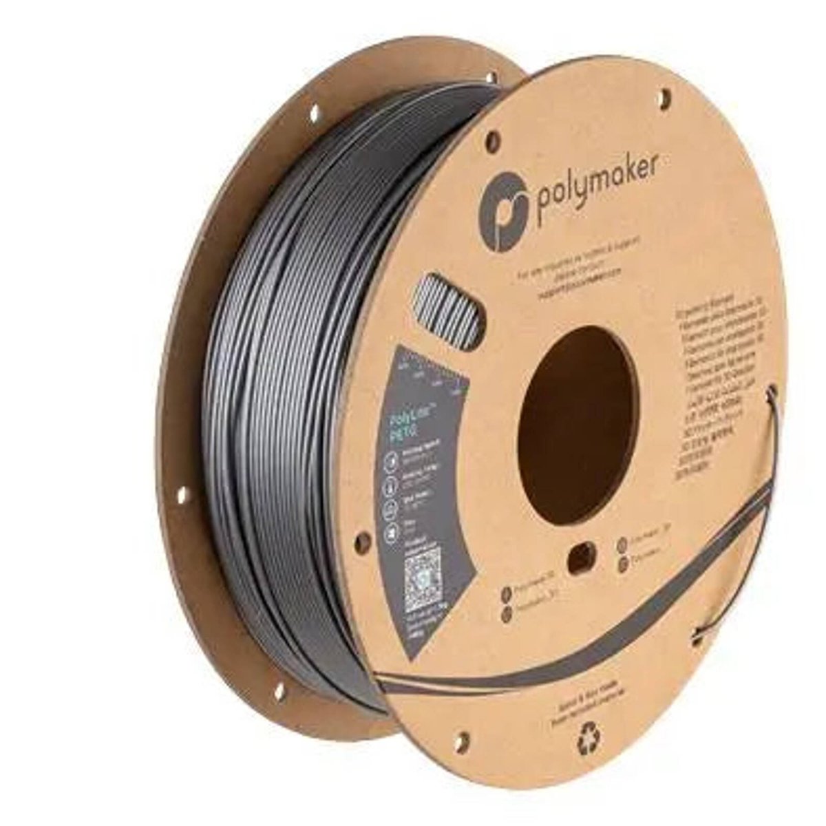 Polymaker PolyLite PETG Metallic Silver 1kg (1.75mm) - Bunnings Australia
