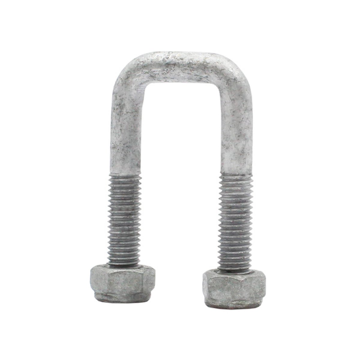 Sunrise U-Bolts with Nyloc Nut 1/2" Galvanised - 24mm Square, 60mm ...