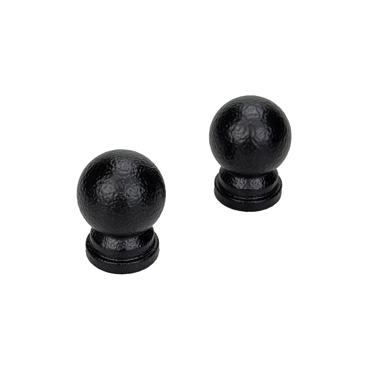 Pillar 16mm Black Ball Curtain Rod Finials - Bunnings Australia