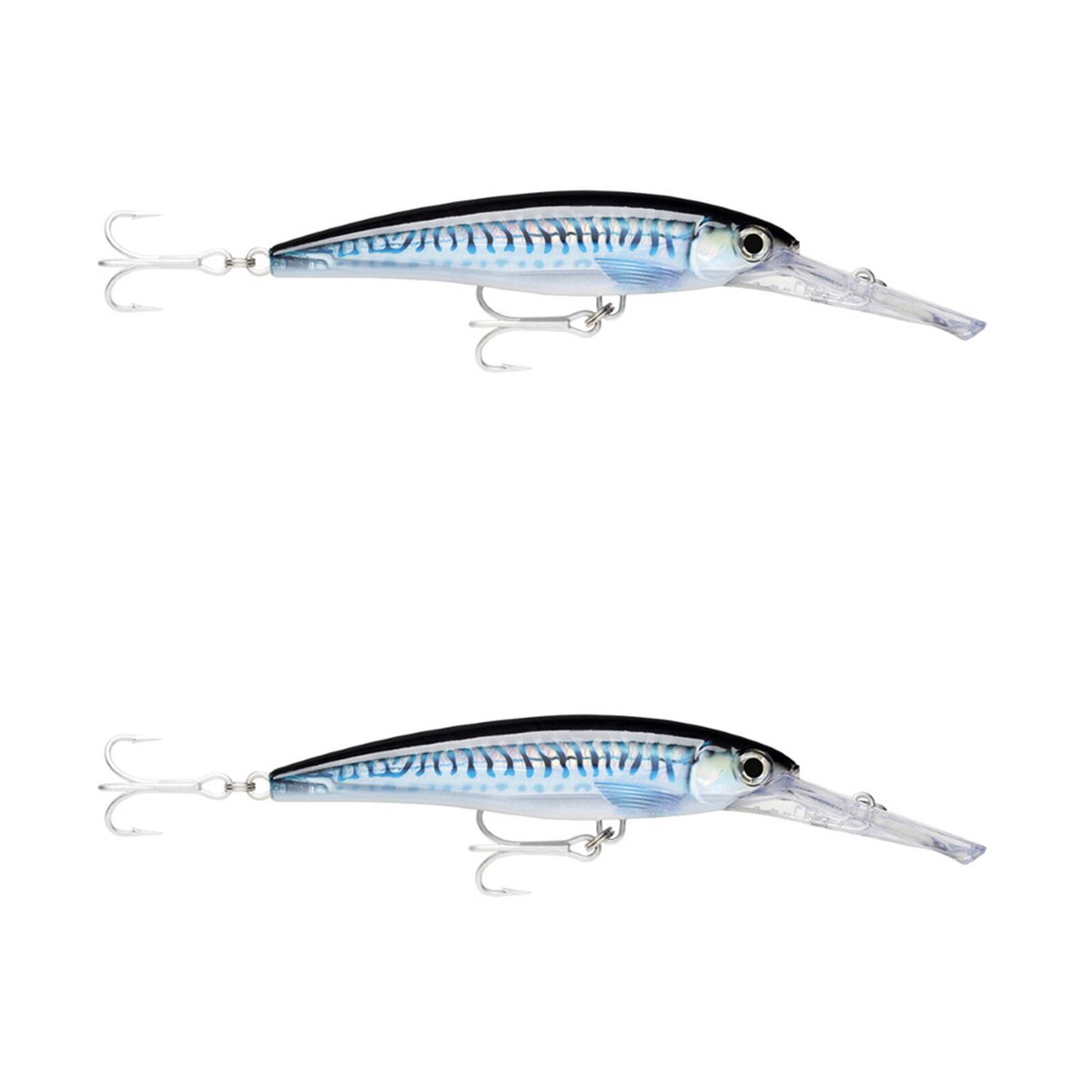 2x Rapala 18cm X Rap Magnum 40 Deep Diving Trolling Lures - HD SLV/BLU ...