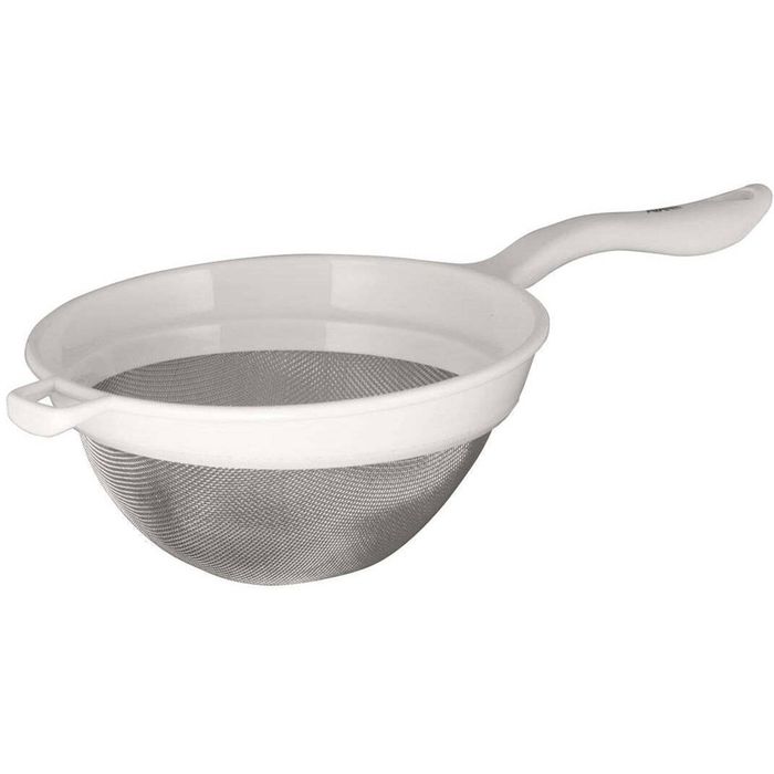 Avanti 19cm Stainless Steel Strainer w/ Plastic Frame/Handle - White ...