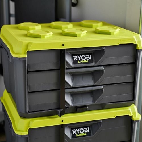 Ryobi LINK 3 Drawer Toolbox - Bunnings Australia