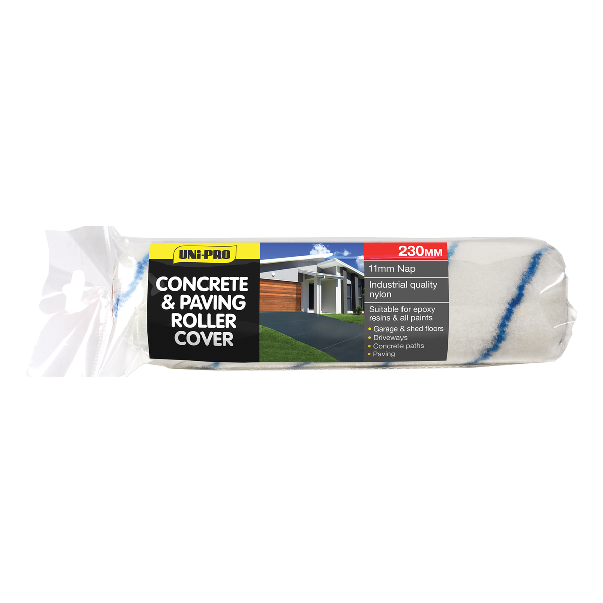 UNi PRO 230mm Concrete And Paving Roller Cover 11mm Nap 230mm Bunnings Australia