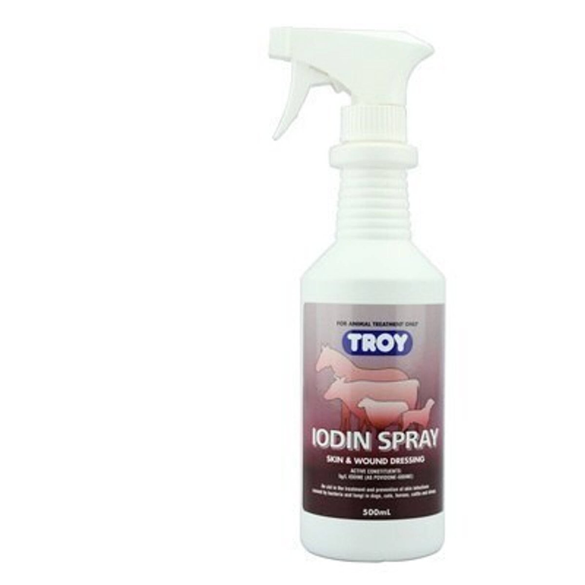 Troy Iodin Antiseptic and Wound Spray Anti Bacteria Anti Fungi 500ml ...