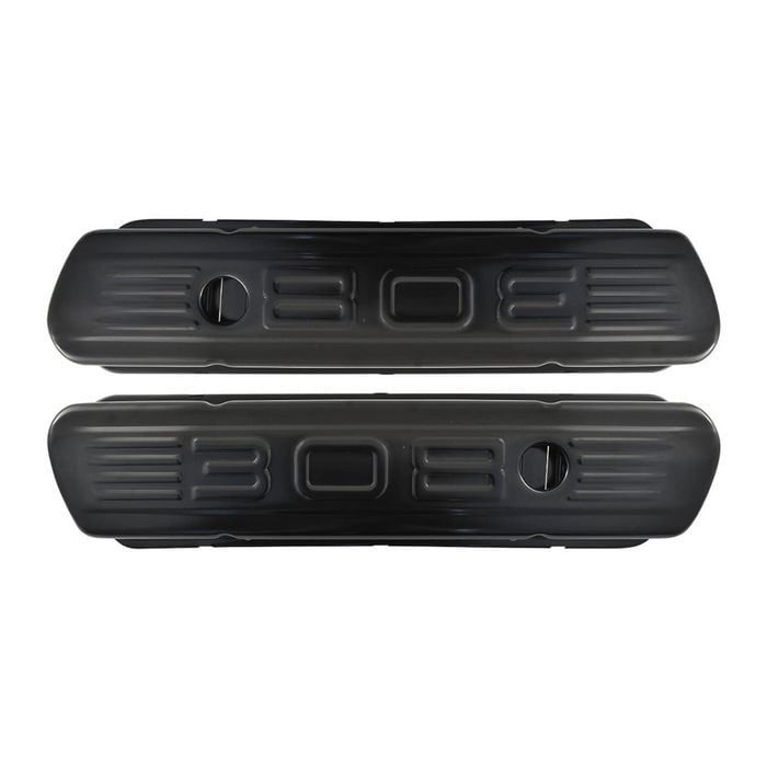 Black Steel Holden V8 Rocker Cover, With 308 Logo - Bunnings Australia
