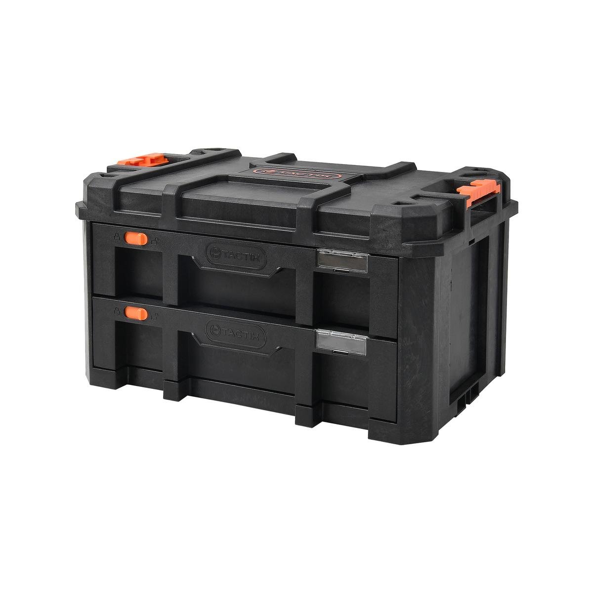 Tactix Modular 2 Drawer Tool Chest - Bunnings New Zealand