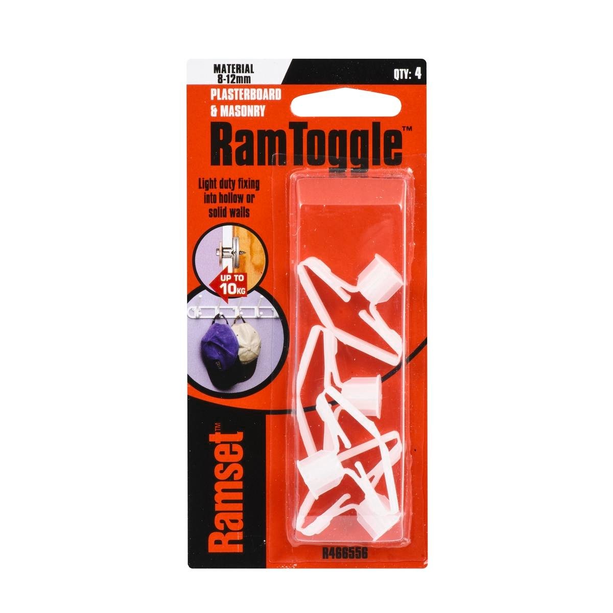 Ramset 8 x 12mm RamToggle - 4 Pack - Bunnings Australia