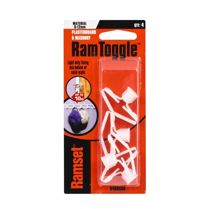 Ramset 8 x 12mm RamToggle - 4 Pack - Bunnings Australia
