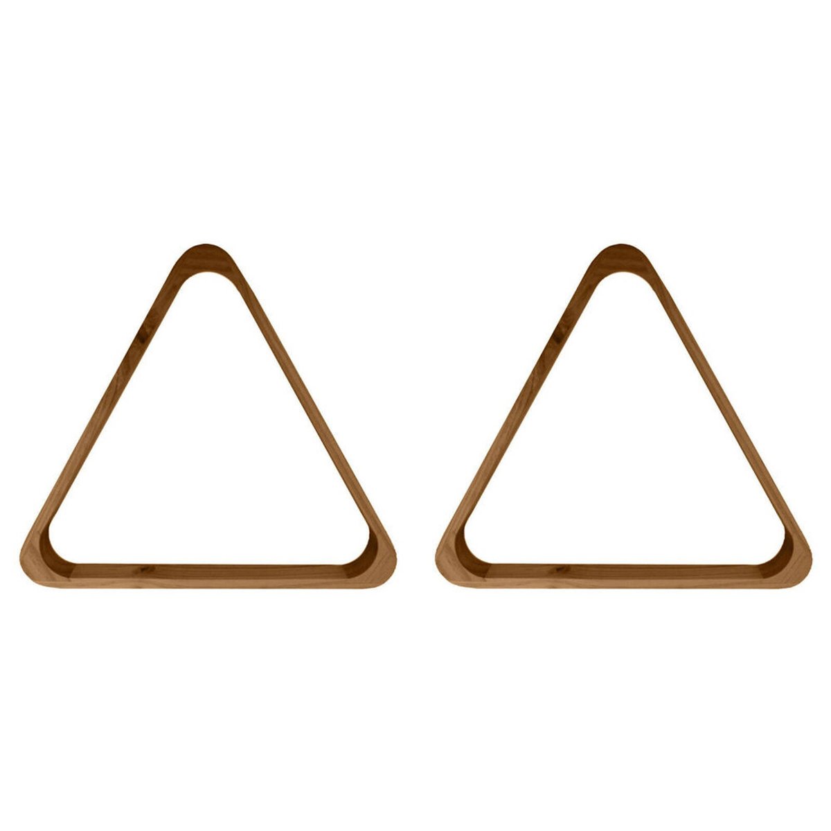 2PK Formula Sports 10 Ball Rack Wooden Pool/Billiards Triangle - Brown ...