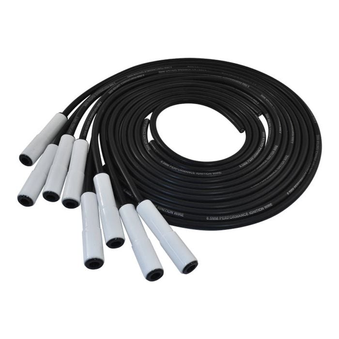 8.5mm Ceramic Boot Ignition Wires Leads w/Straight 180 Degree Plug ...