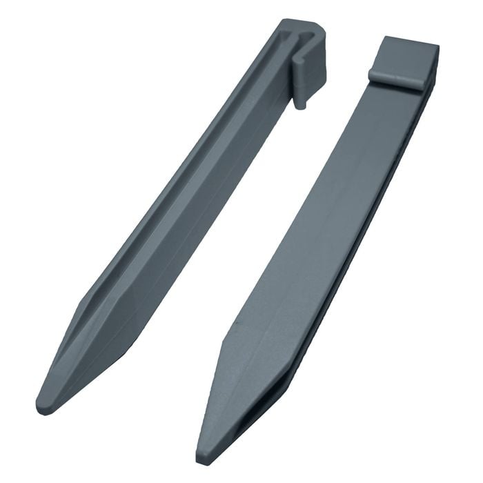 Icon Plastics 280mm Slate Grey Garden Edge Peg - Bunnings New Zealand