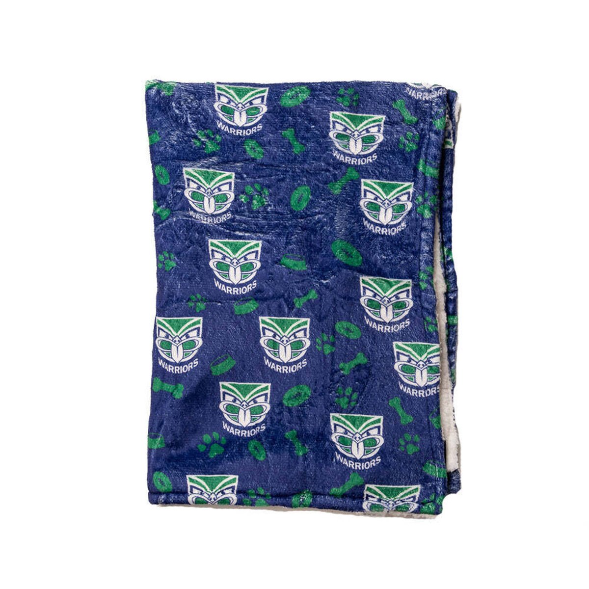 The Stubby Club New Zealand Warriors NRL Themed Pet Blanket - Bunnings ...
