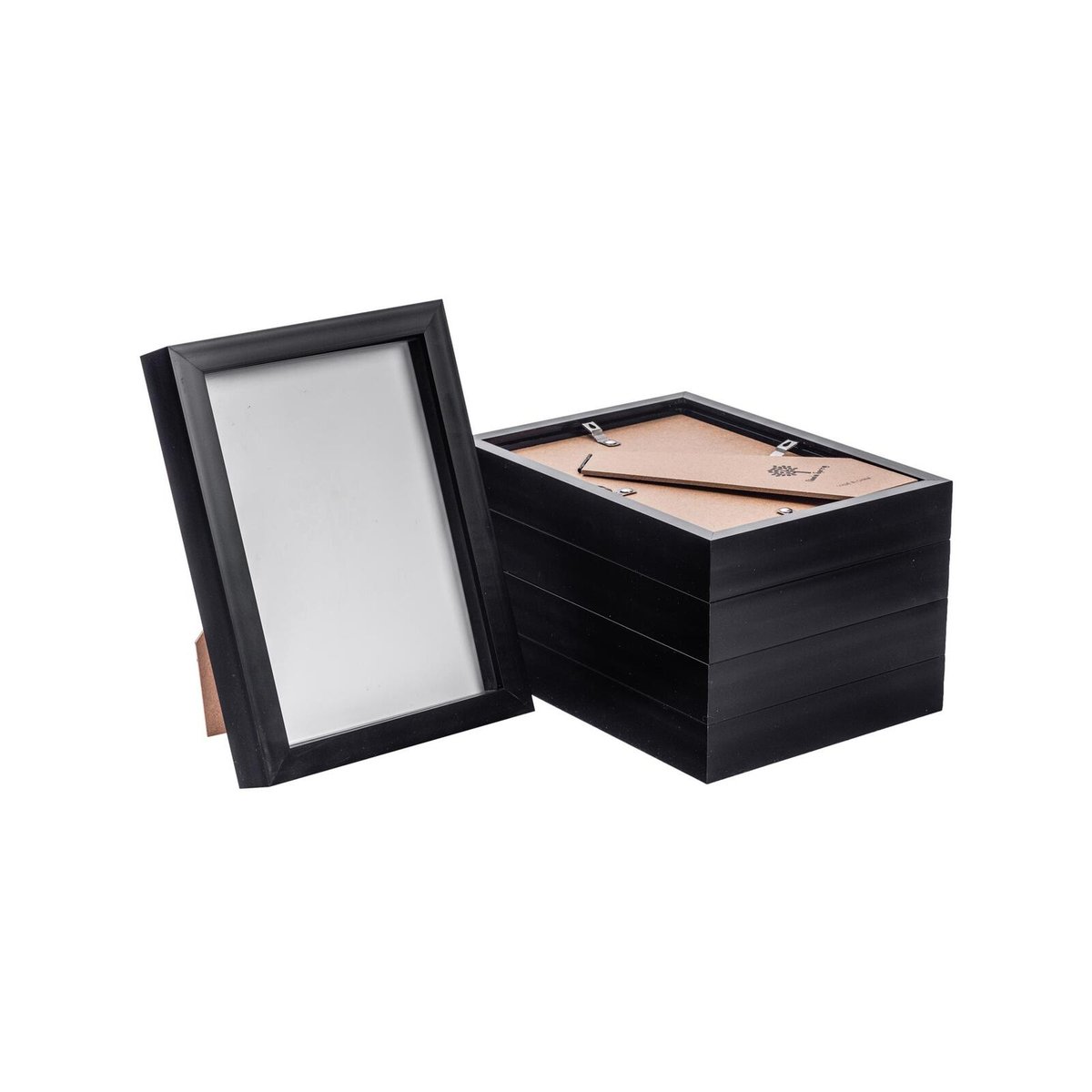 Nicola Spring Acrylic 3D Box Photo Frames - 6" x 8" - Pack of 5 ...