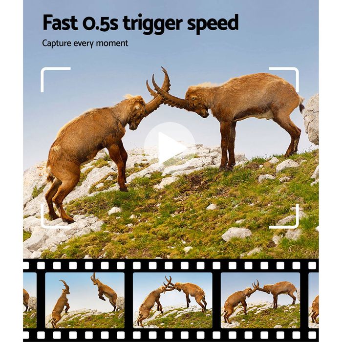 UL-tech Trail Camera 4K 16MP Wildlife Game Hunting Security Cam PIR ...