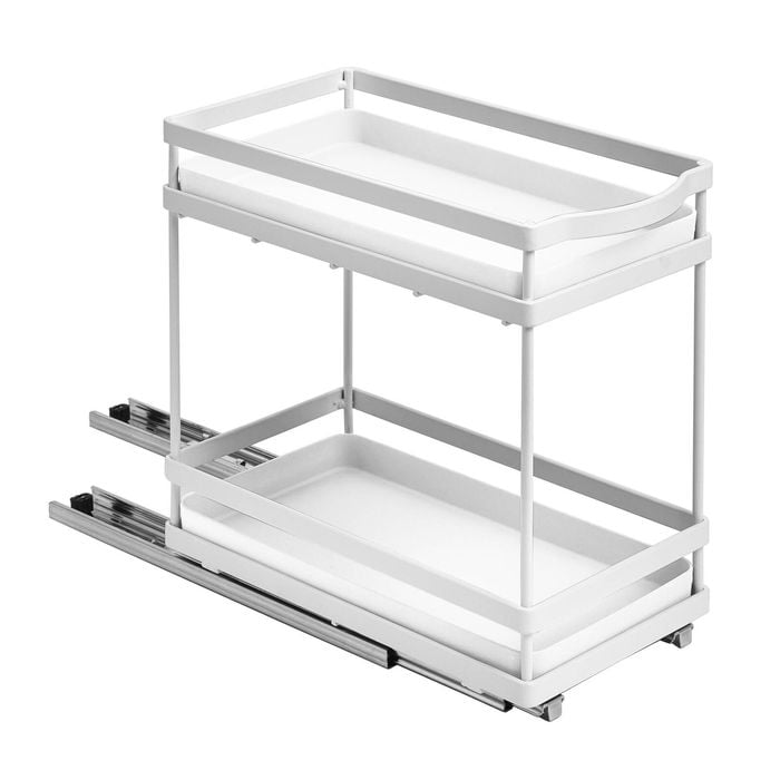 Ezy Storage Metal Pullout Draws 2 Tier - Bunnings New Zealand