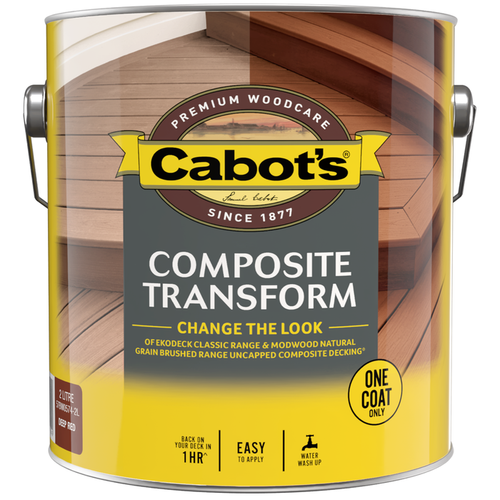 Cabot's 2L Deep Red Composite Transform - Bunnings Australia