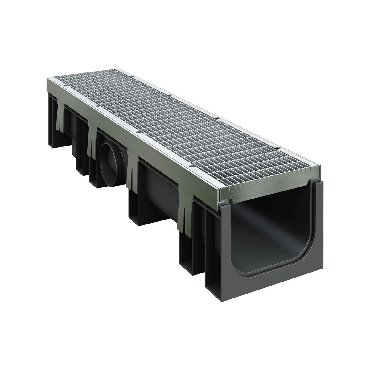 Everhard DuraDRAIN 200 Series Channel & Galvanised Steel Class B Grate ...