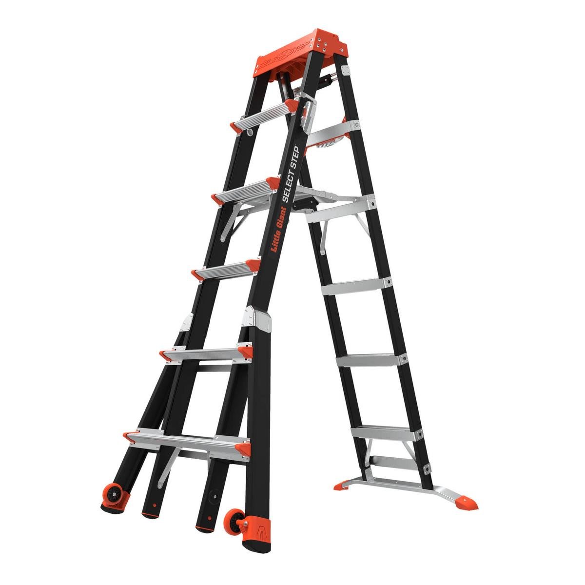 Little Giant 150kg 5-8 Step Fibreglass Platform Ladder LSSF5 - Bunnings ...