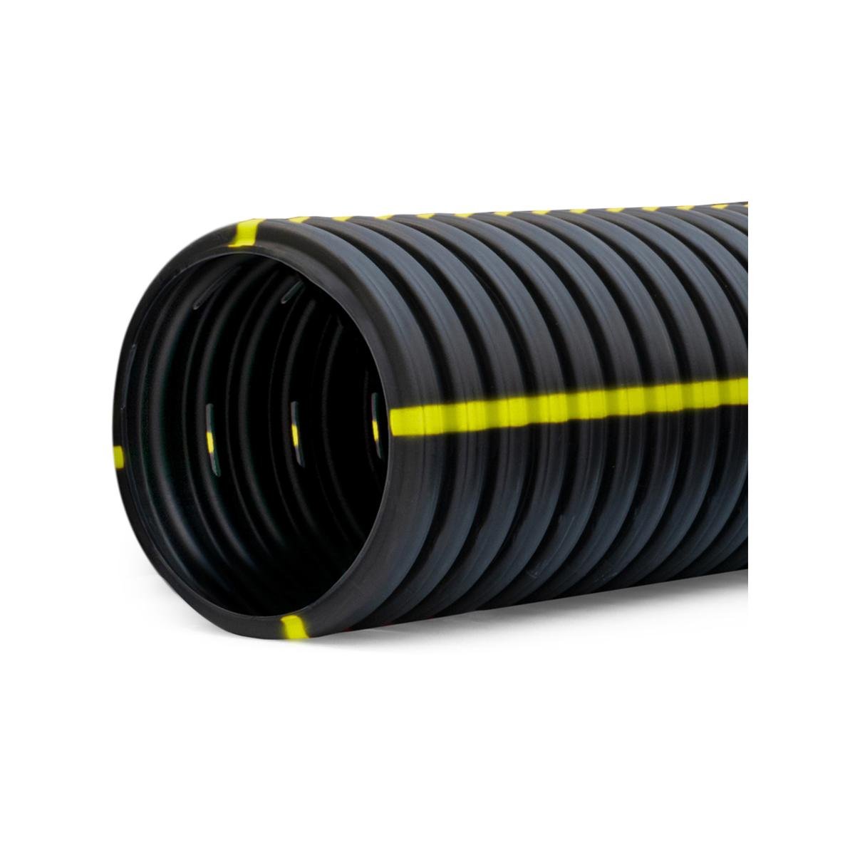 Marley 110mm x 100m Drainflo Corrugated Drainage Pipe With Filtersock ...