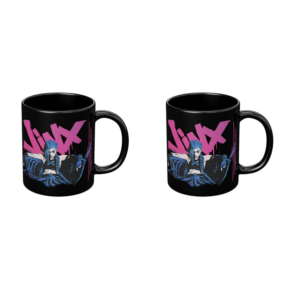 2PK Impact Rock Merchandise Arcane League of Legends Jinx Mug ...