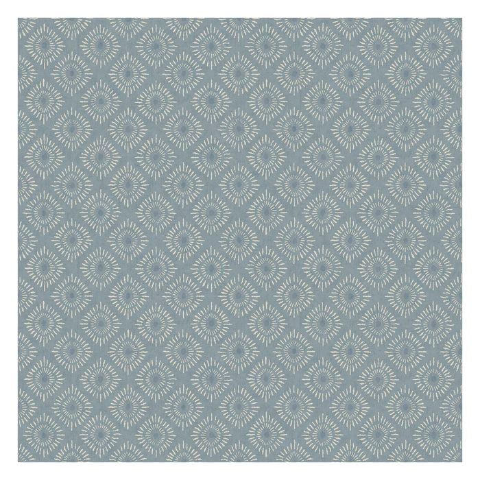 Sunstone Blue Geometric Wallpaper 10.05m x 53cm - Bunnings Australia