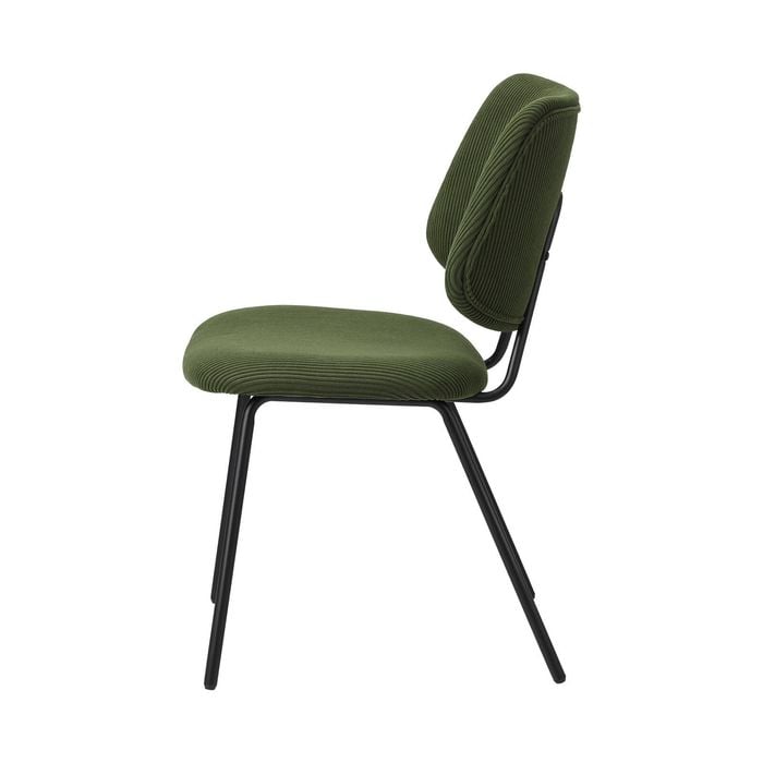 Oikiture 6x Dining Chair Vintage Retro Polyester Kitchen Padded Lounge ...