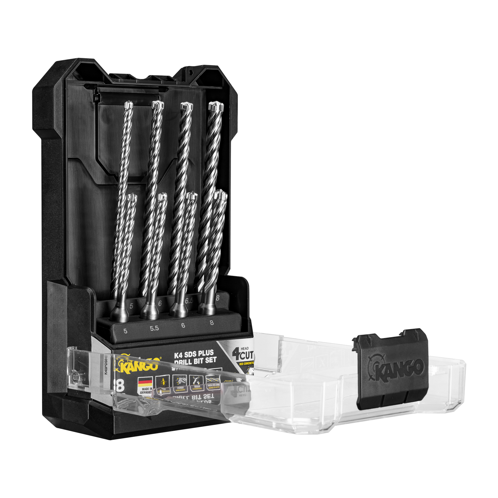 Kango K4 8 Piece SDS Plus Drill Bit Set Bunnings Australia