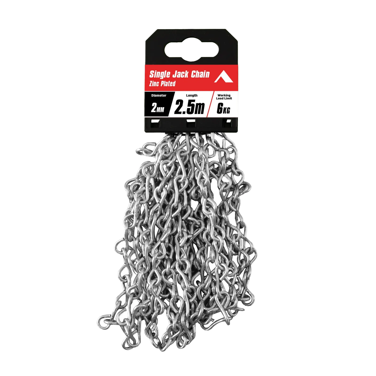 Pinnacle 2mm x 2.5m Zinc Plated Single Jack Chain - Bunnings New Zealand