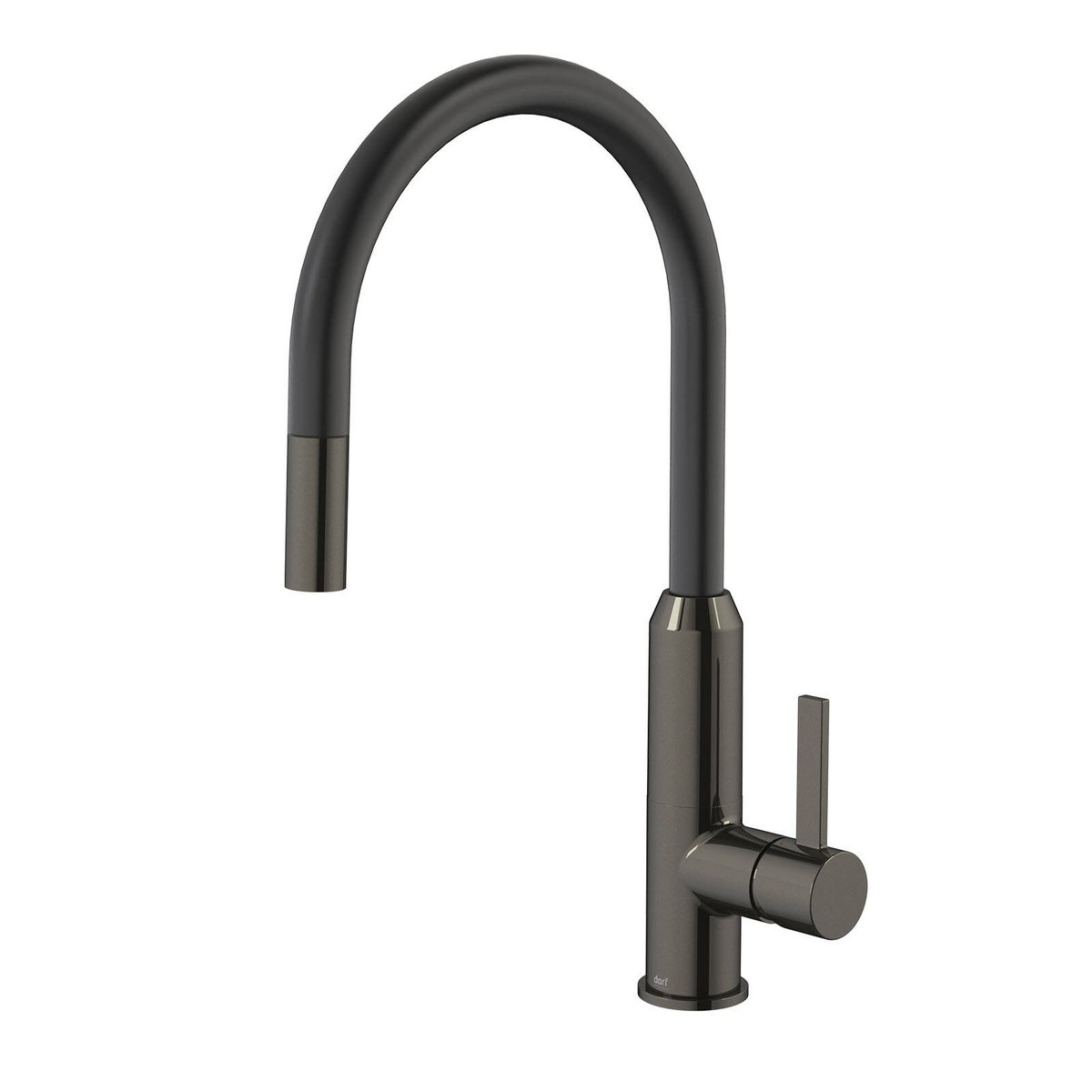 Dorf Black Nickel Lead Free Vixen Retractable Sink Mixer - Bunnings ...