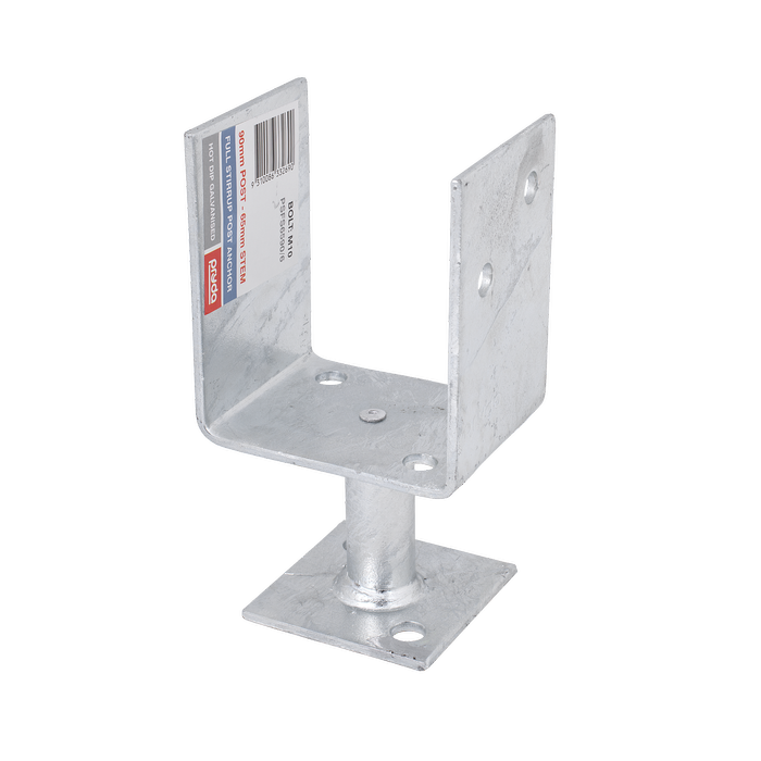 Pryda 65x90mm M10 Full Stirrup Post Anchor - Bunnings Australia