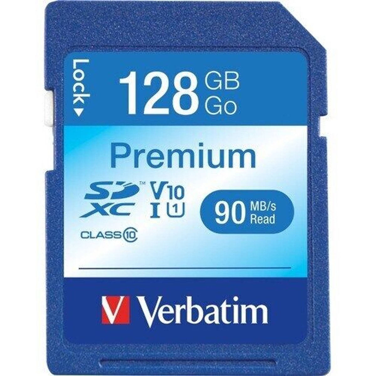 Verbatim Premium 128 GB Class 10/UHS-I (U1) SDXC - 1 Pack - TAA ...