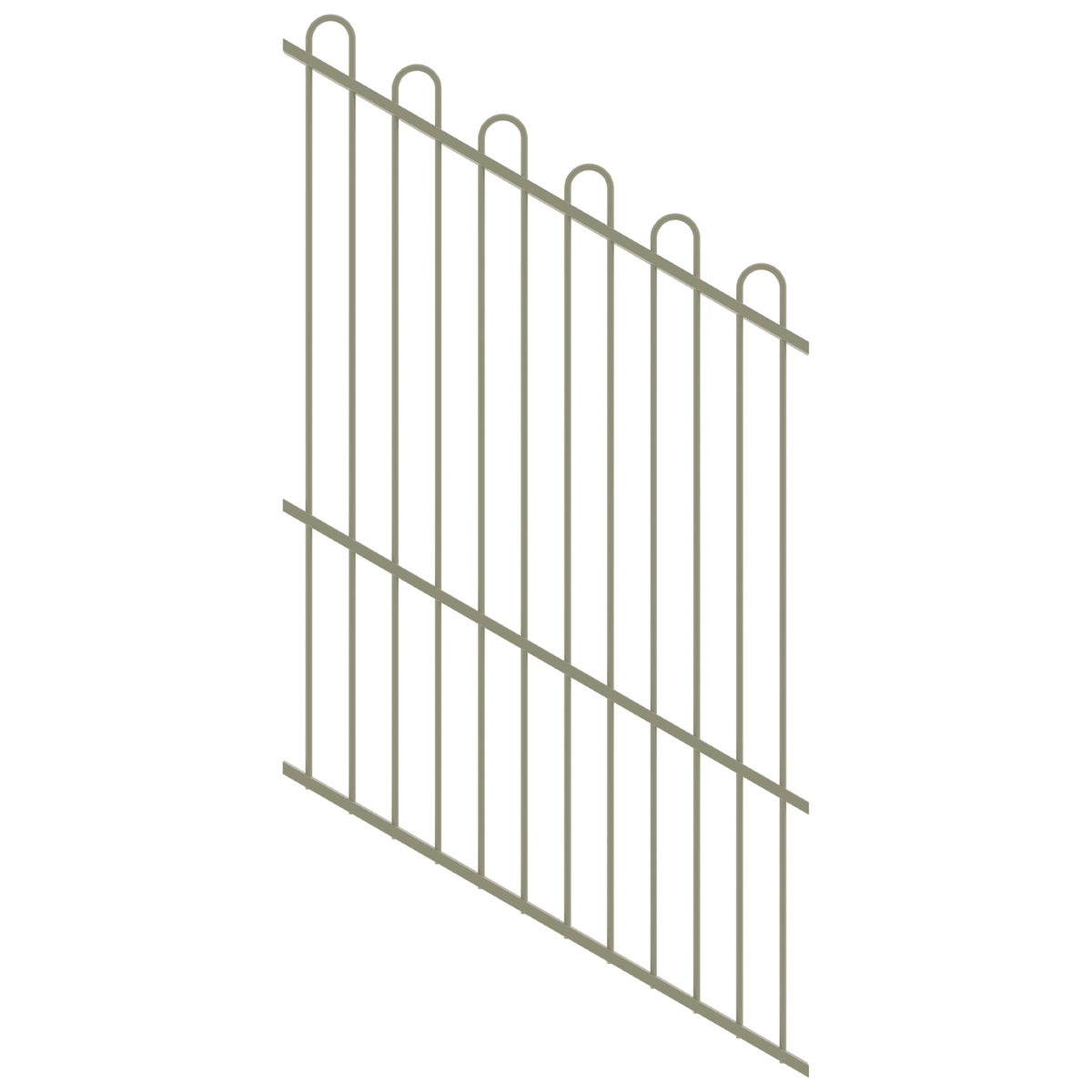ProtectorAl 0350-1200W x 1800H Paperbark Loop Top Pool Fence Panel ...