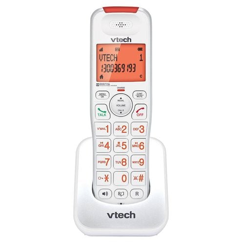 VTech 20150E DECT Cordless Handset - White w/ Voice Comms Bridge ...